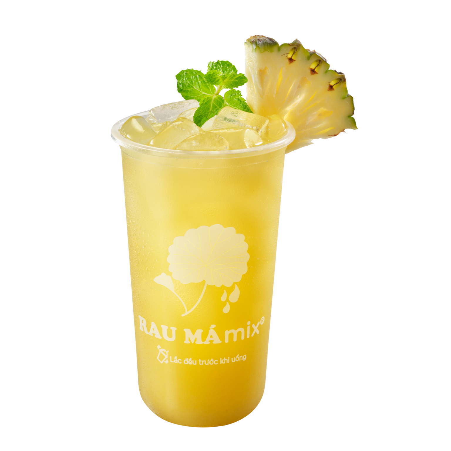 Nước ép Thơm Tươi - Rau Má Mix - Càng Mix Càng Ngon